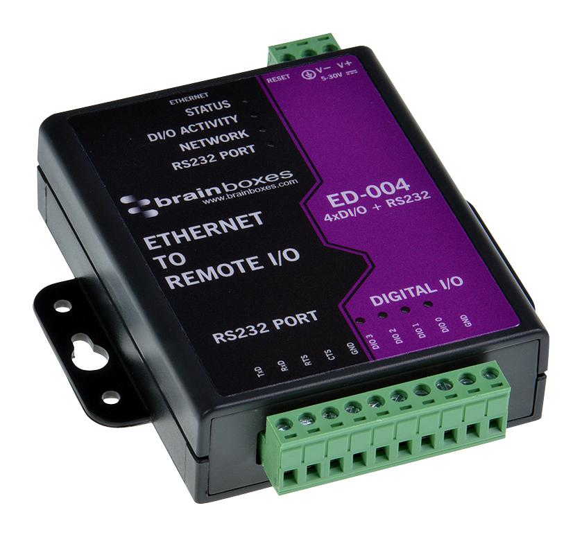 ED-004 - Brainboxes - ETHERNET-DIGITAL I/O DEV, RJ45, RS232
