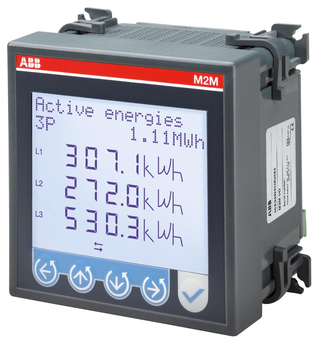 M2M LV MODBUS - Abb - DIGITAL PANEL METER, MODBUS, 2 O/P