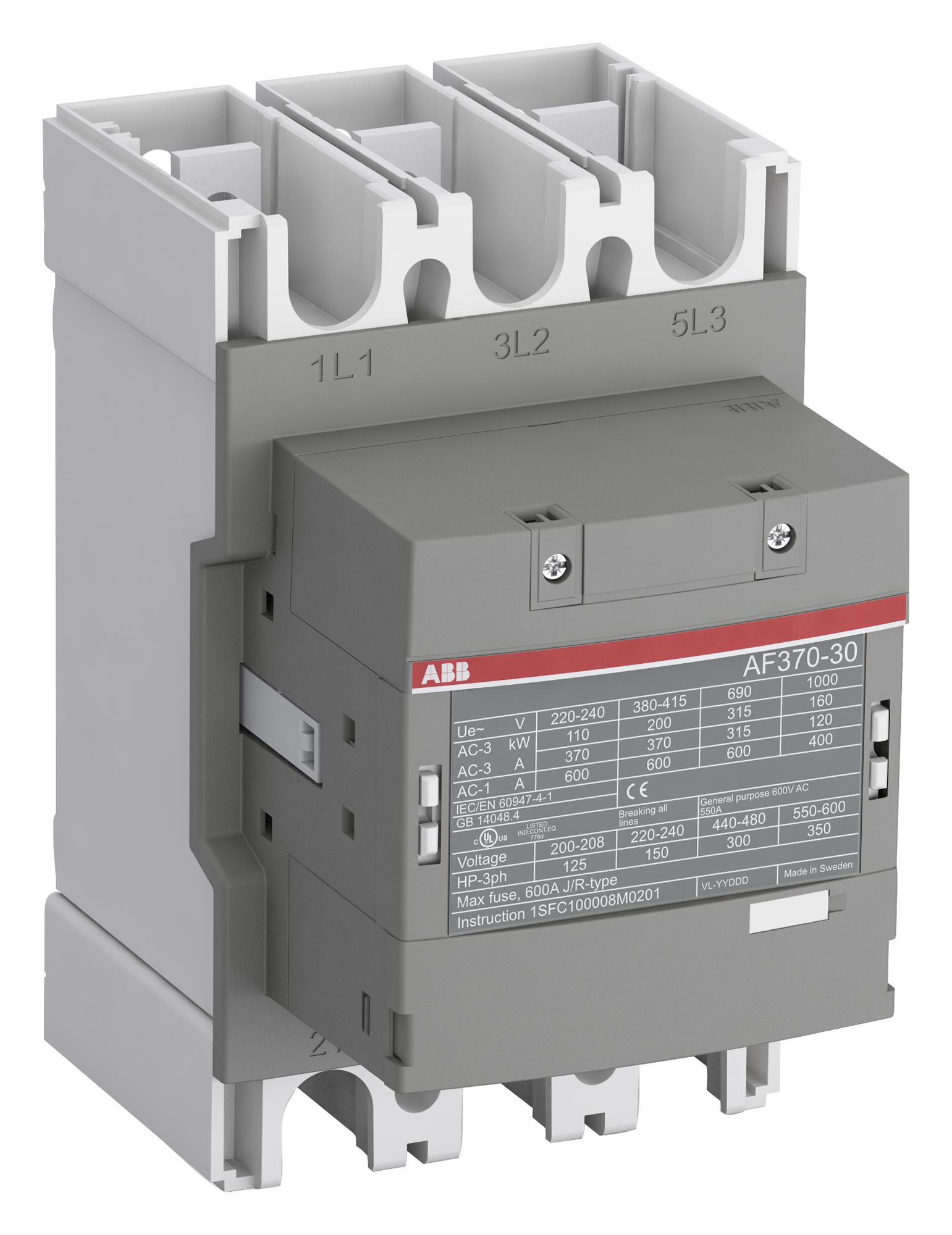 AF370-30-11-11 - Abb - CONTACTOR, 3PST-NO, 1KV