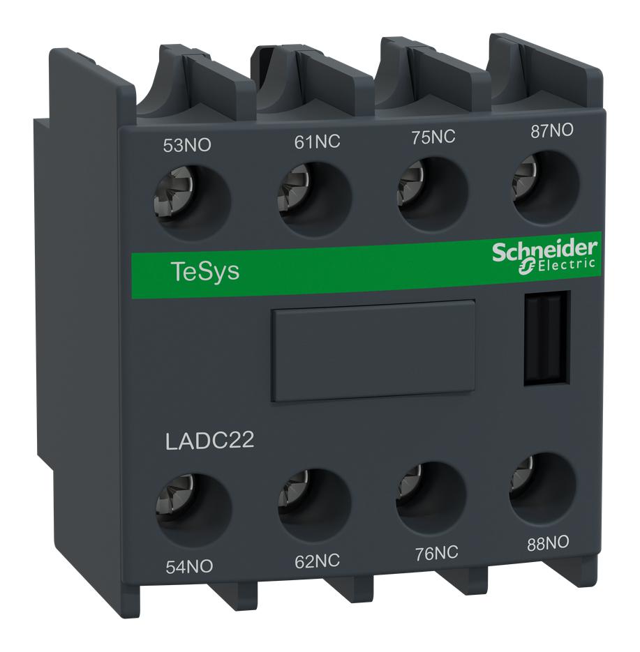 LADC22 - Schneider Electric - AUXILIARY CONTACT BLOCK, 2NO+2NC