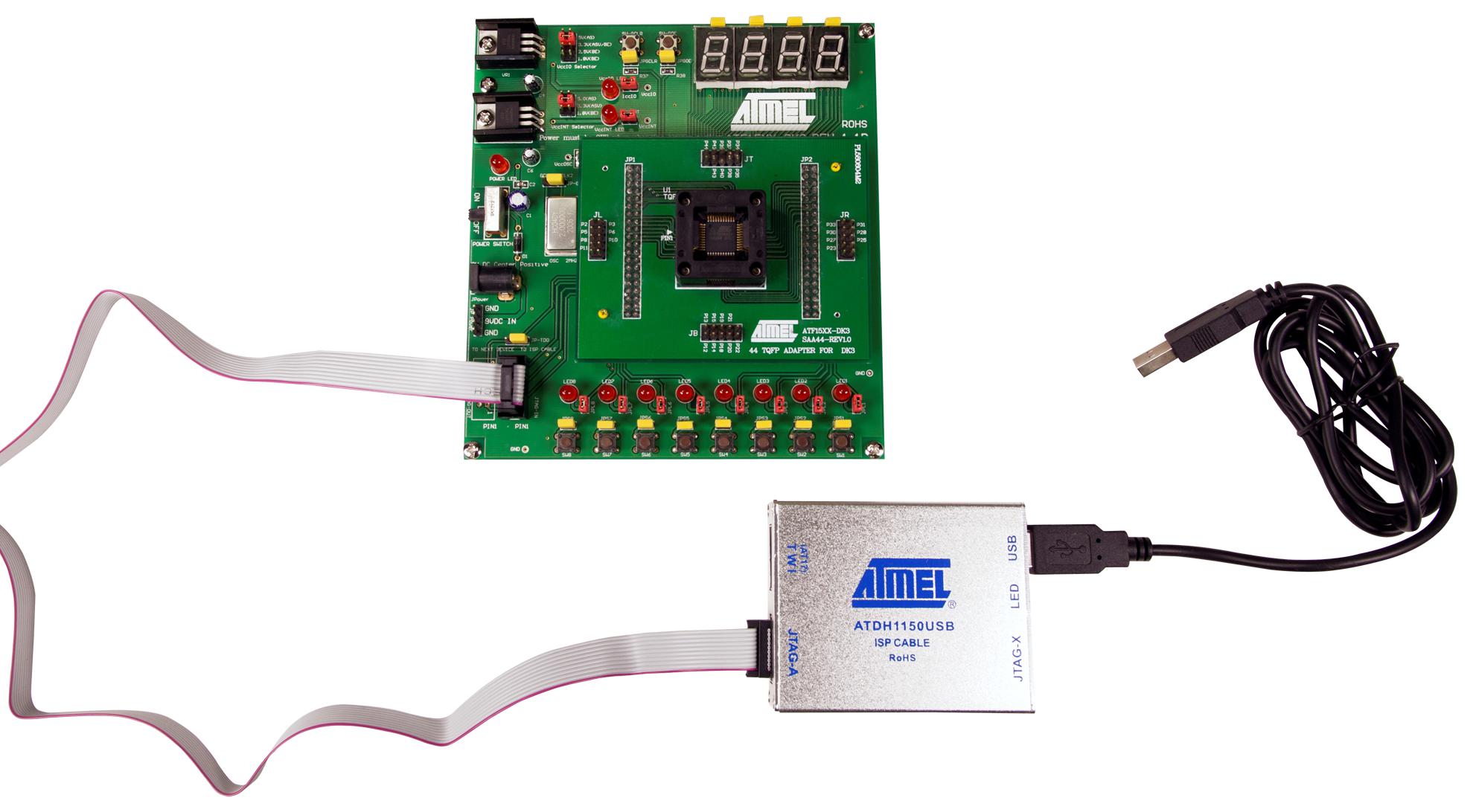 ATF15XX-DK3-U - Microchip - CPLD DEVELOPMENT/PROGRAMMER KIT, ATF15