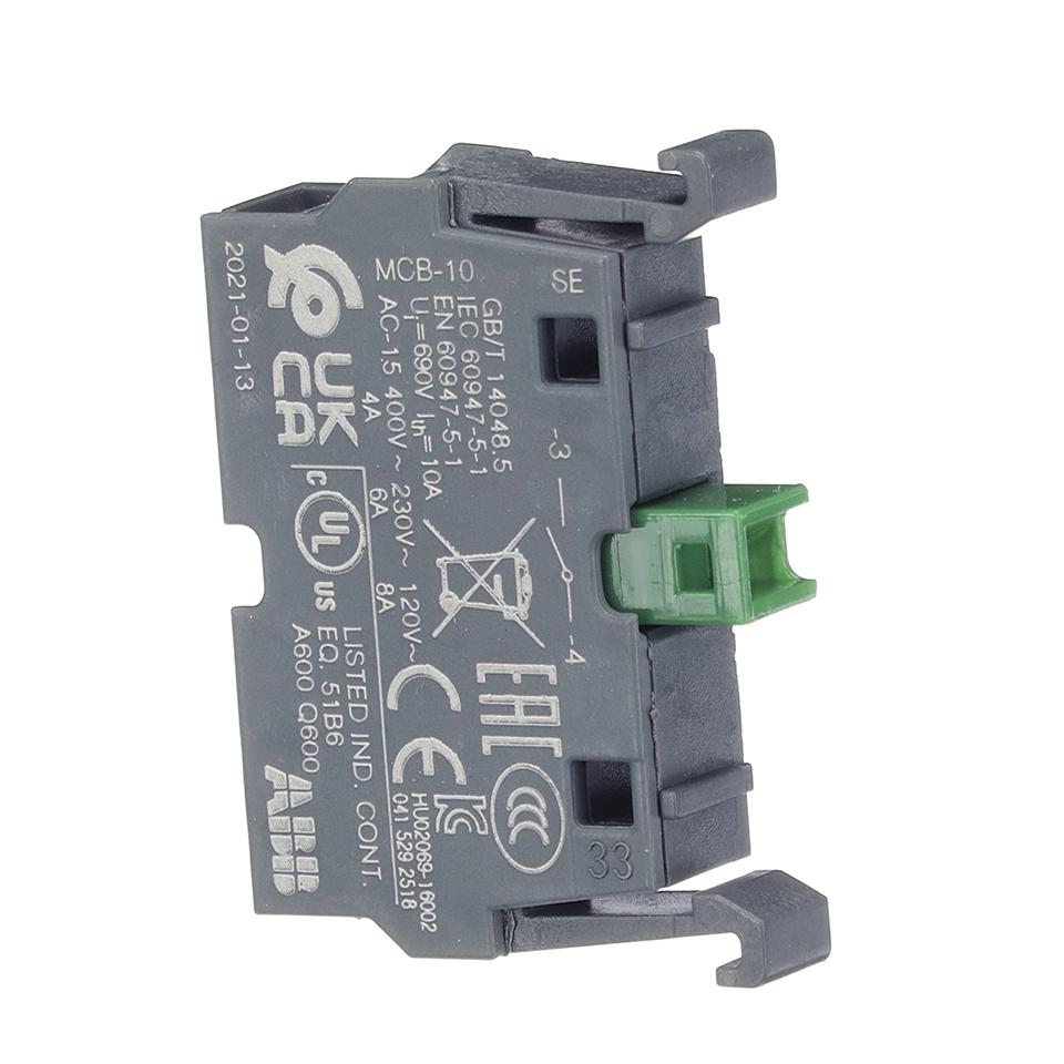 1SFA611610R1001 - Abb - SWITCH CONTACT BLOCK, 1P, 120V