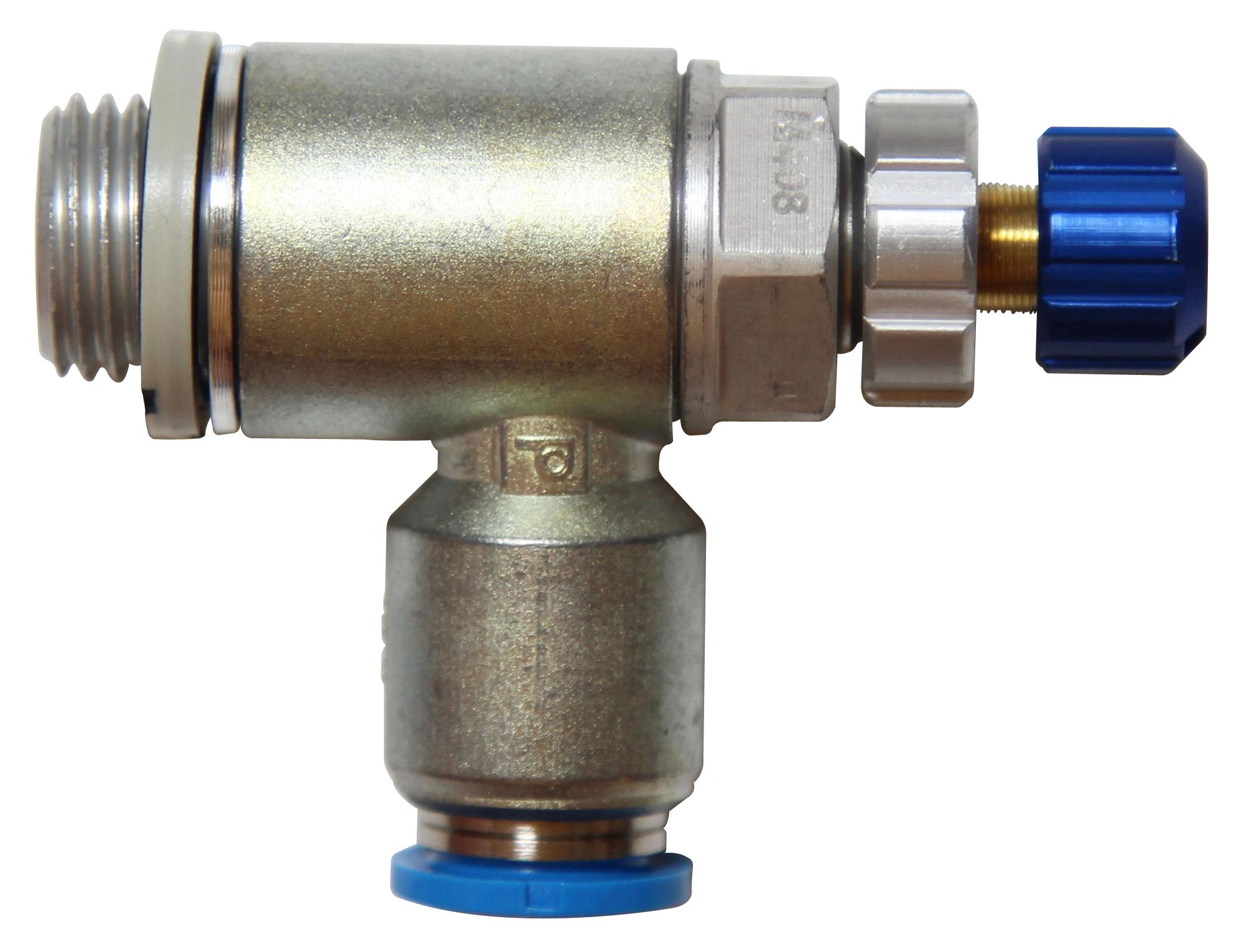 GRLA-1/4-QS-8-RS-D - Festo - 1-WAY FLOW CTRL VALVE, QS-8-G1/4, 10BAR ROHS COMPLIANT: YES