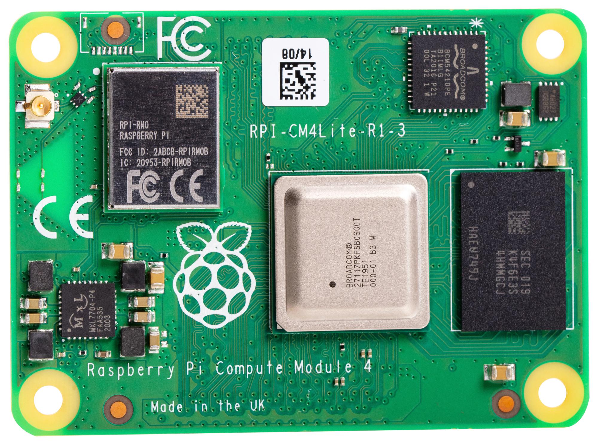 CM4008000 - Raspberry-pi - RPI COMPUTE MODULE 4 LITE, 8GB RAM ROHS ...