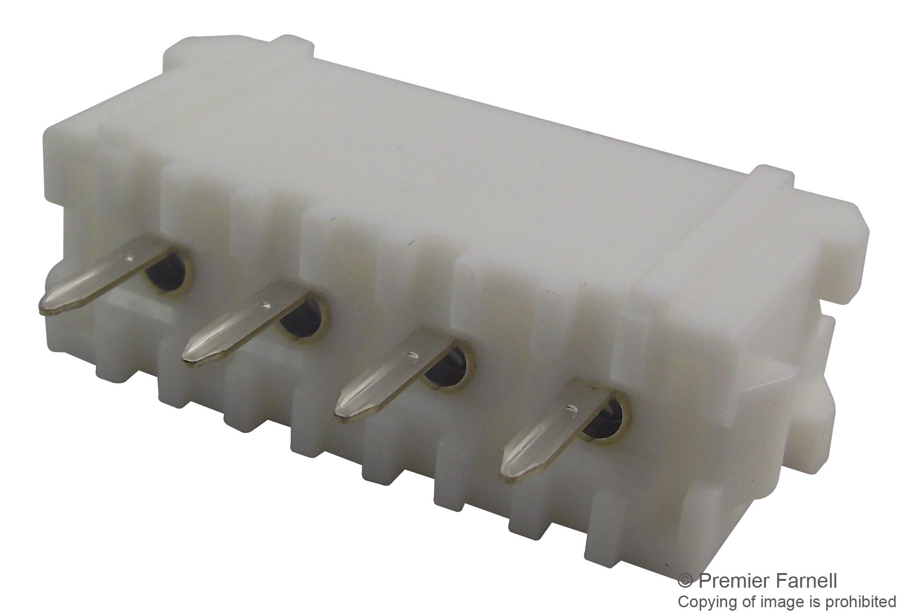 LC-04T - Jst (japan Solderless Terminals) - Wire-To-Board Connector, Shrouded, Top Entry