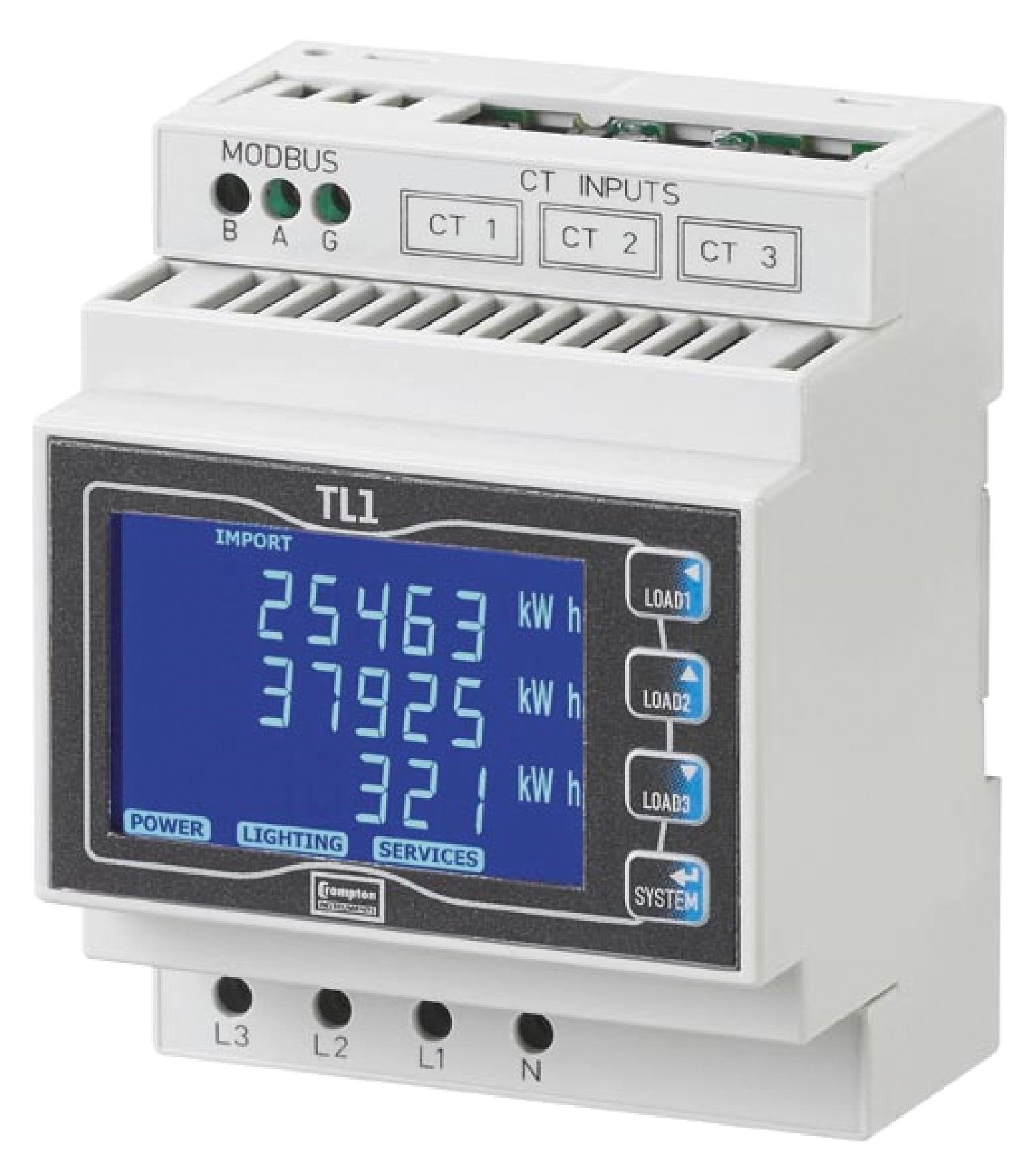 TL1-01 - Crompton - Te Connectivity - DIGITAL METER, MULTIFUNCTION, 100 ...