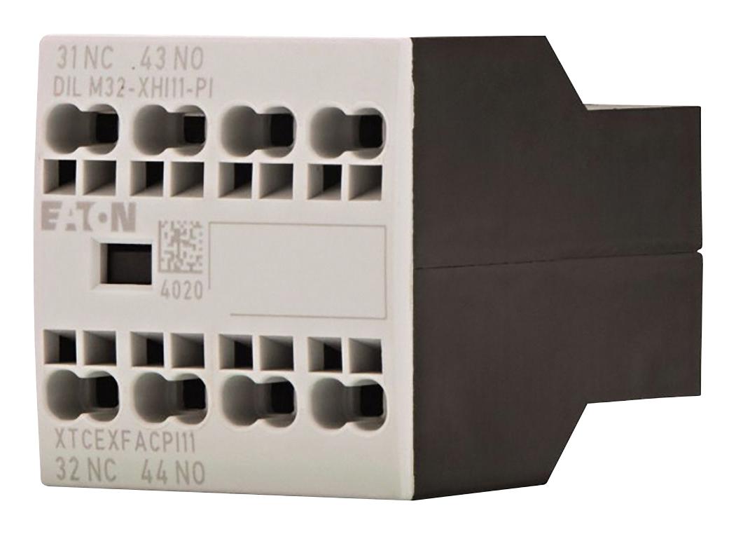DILM32-XHI11-PI - Eaton Moeller - AUXILIARY CONTACT, 1NO/NC, FRONT/PUSH ...