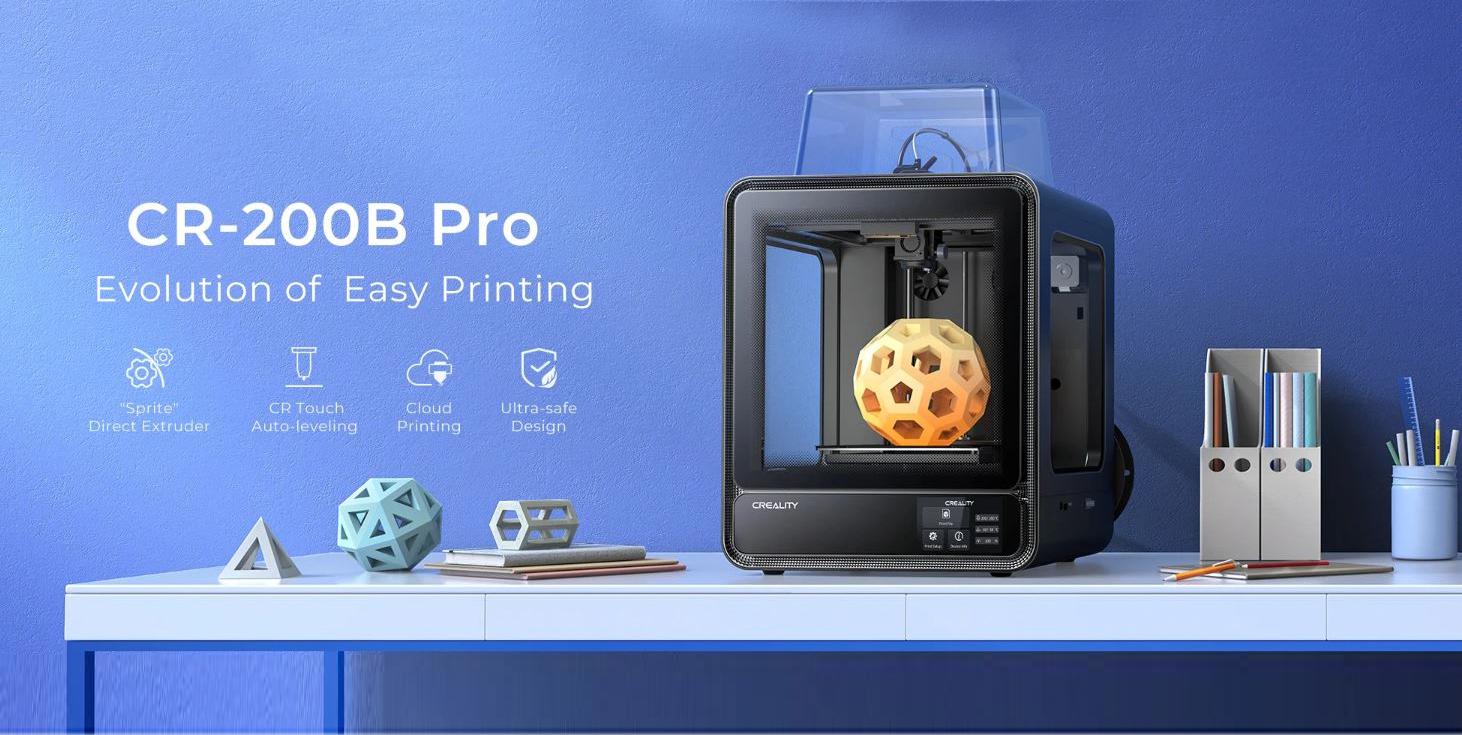 CR-200B PRO - Creality 3d - 3D PRINTER, 200X200X220MM, 1.75MM