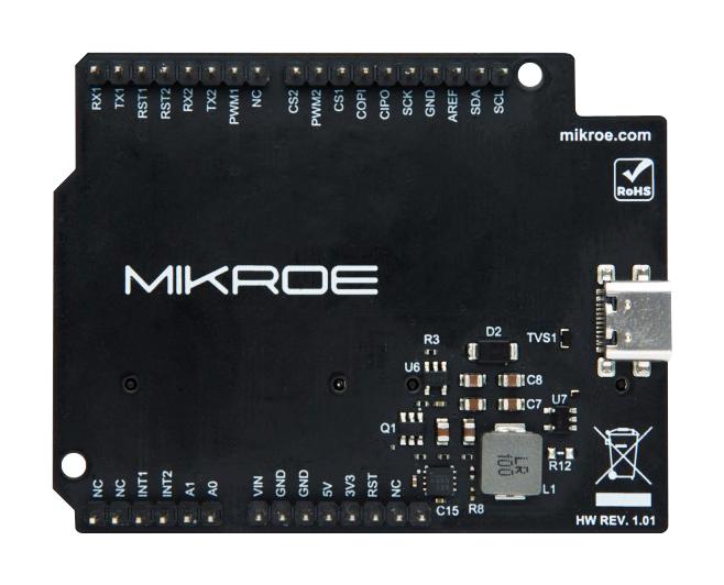 Mikroe 5739 Mikroelektronika Click Shield Board Arduino Uno Rohs Compliant Yes
