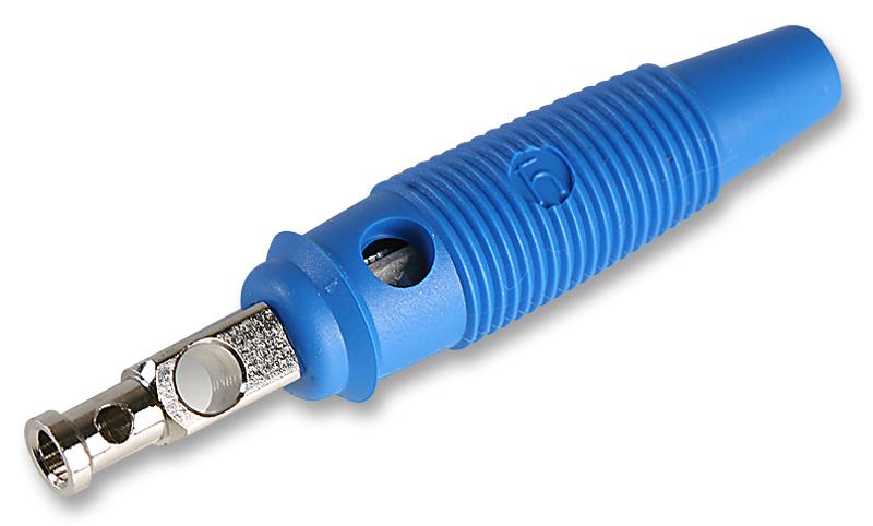 930061102 - Hirschmann Test And Measurement - PLUG, 4MM, BLUE