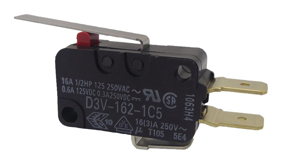 V-162-1A6 BY OMI - Omron Electronic Components - MICROSWITCH, SPDT, 16A