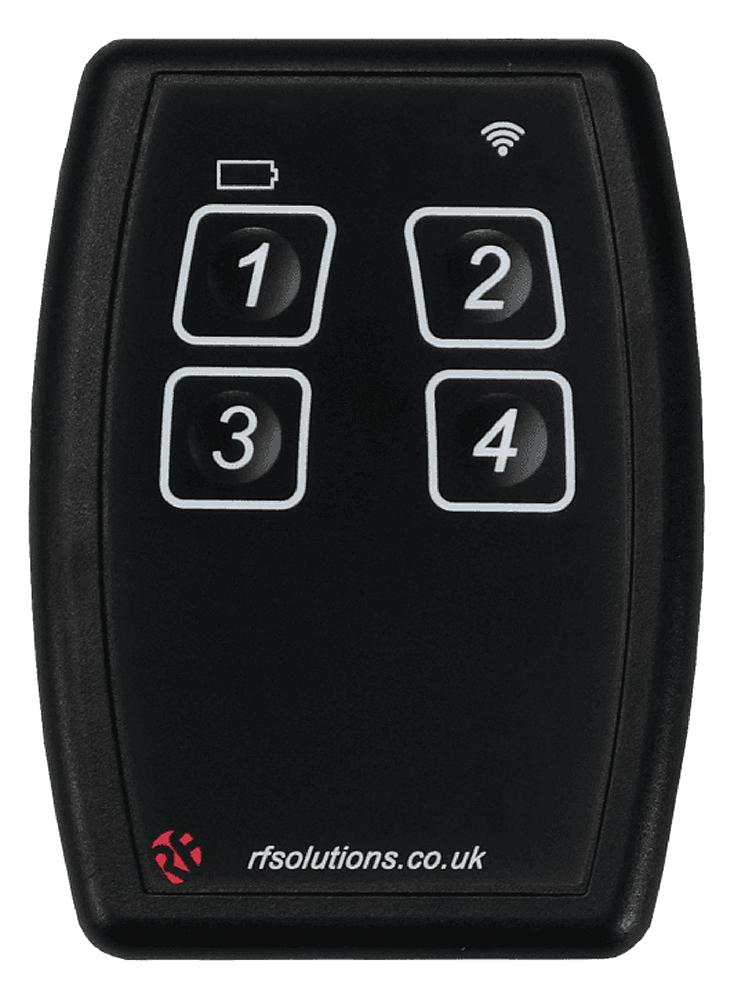 QUANTA-4T4 - Rf Solutions - REMOTE CTRL SYSTEM, TX, 4 CH