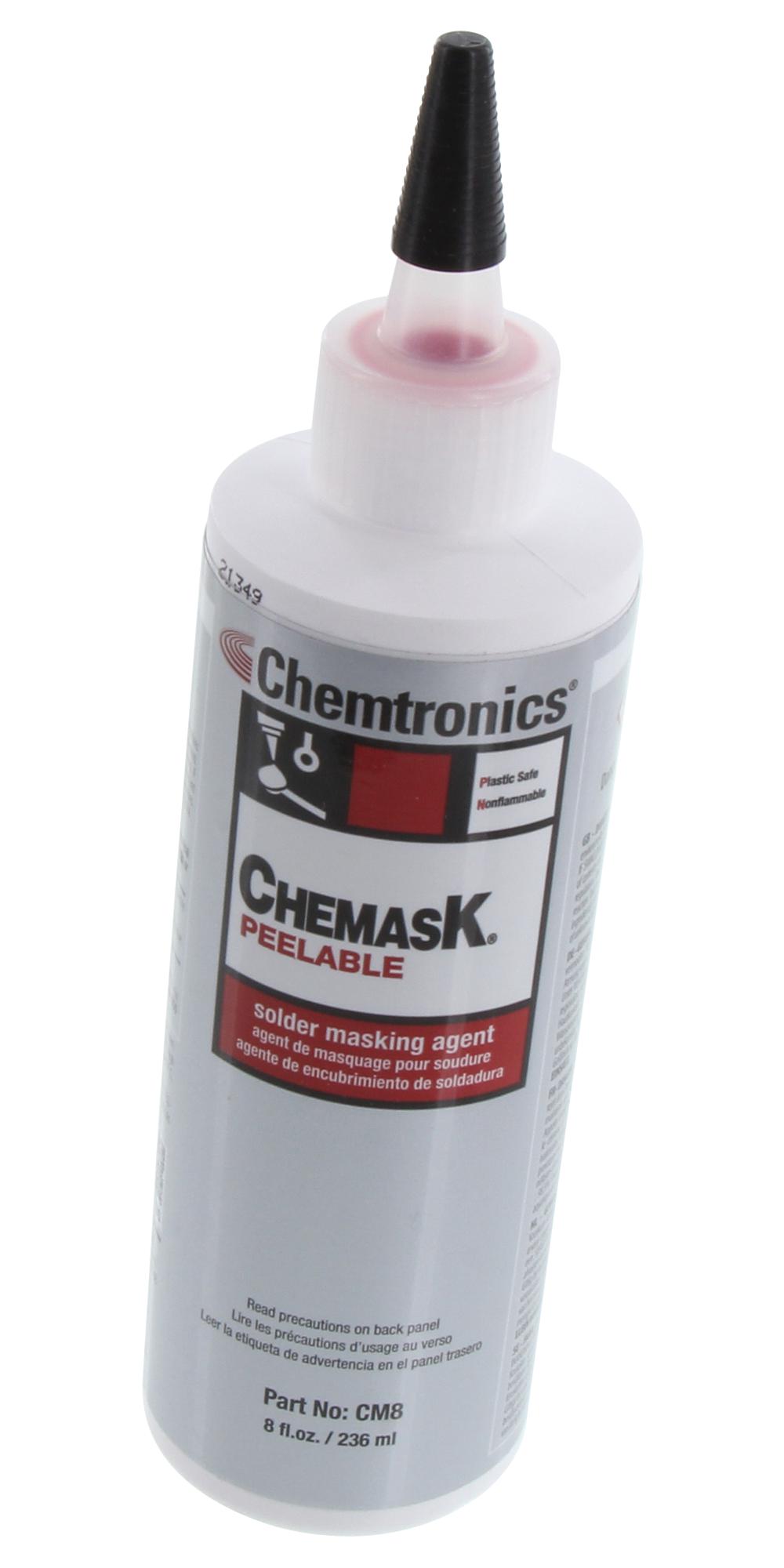 CM8 - Chemtronics - Agente Enmascarador, Máscara de Soldadura, Rosa