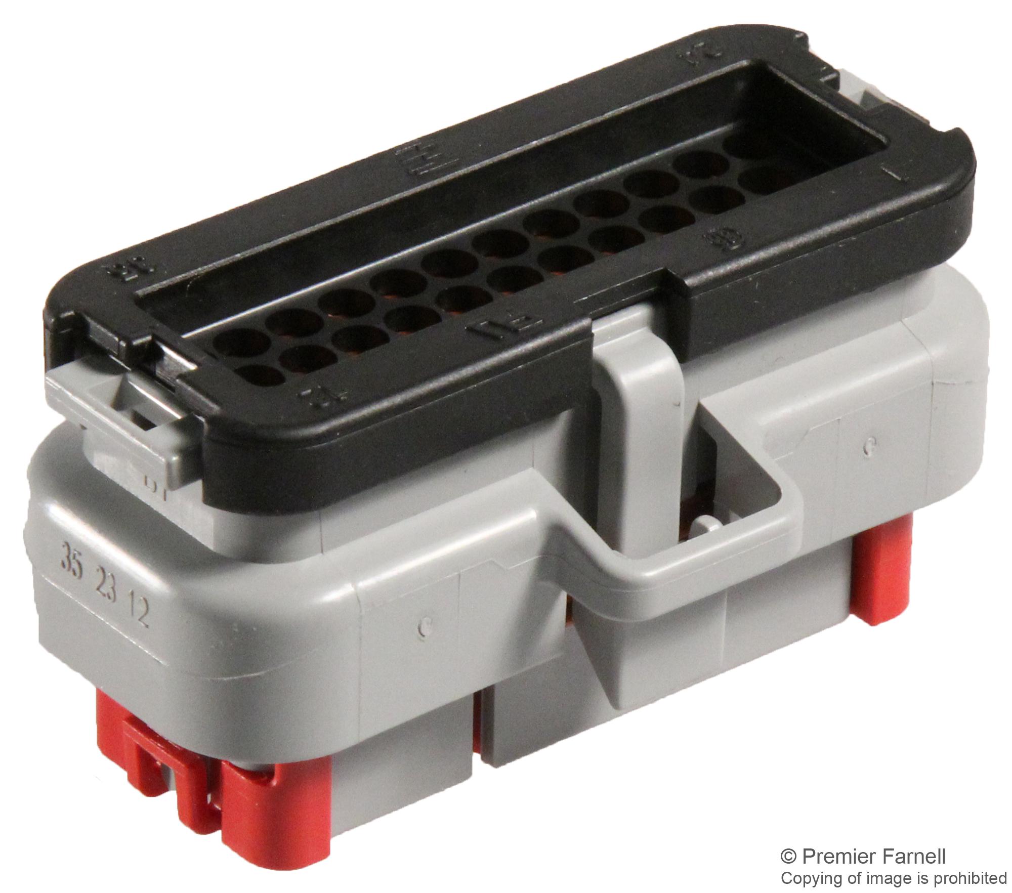 776164-4 - Amp - Te Connectivity - Carcasa de Conector, Gris, Serie AMPSEAL