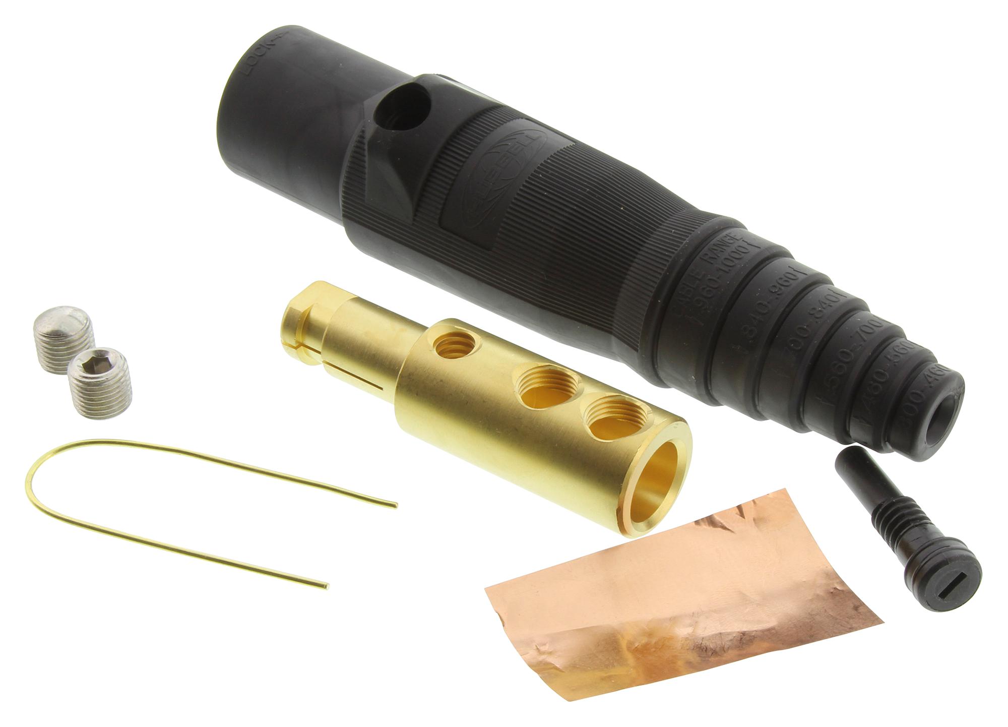 HBL400MBK - Hubbell Wiring Devices - Conector de Alta Potencia, Macho ...