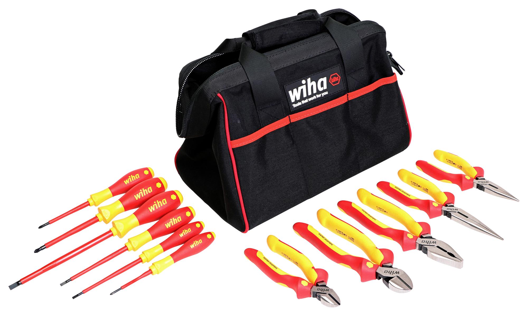 32977 - Wiha - INDUSTRIAL INSULATED TOOL SET, 1KV, 11PC