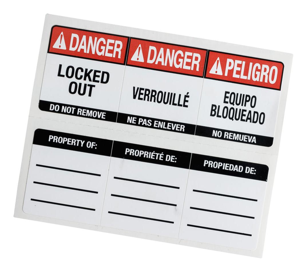 150555 - Brady - Letrero de Seguridad, Warning, Danger