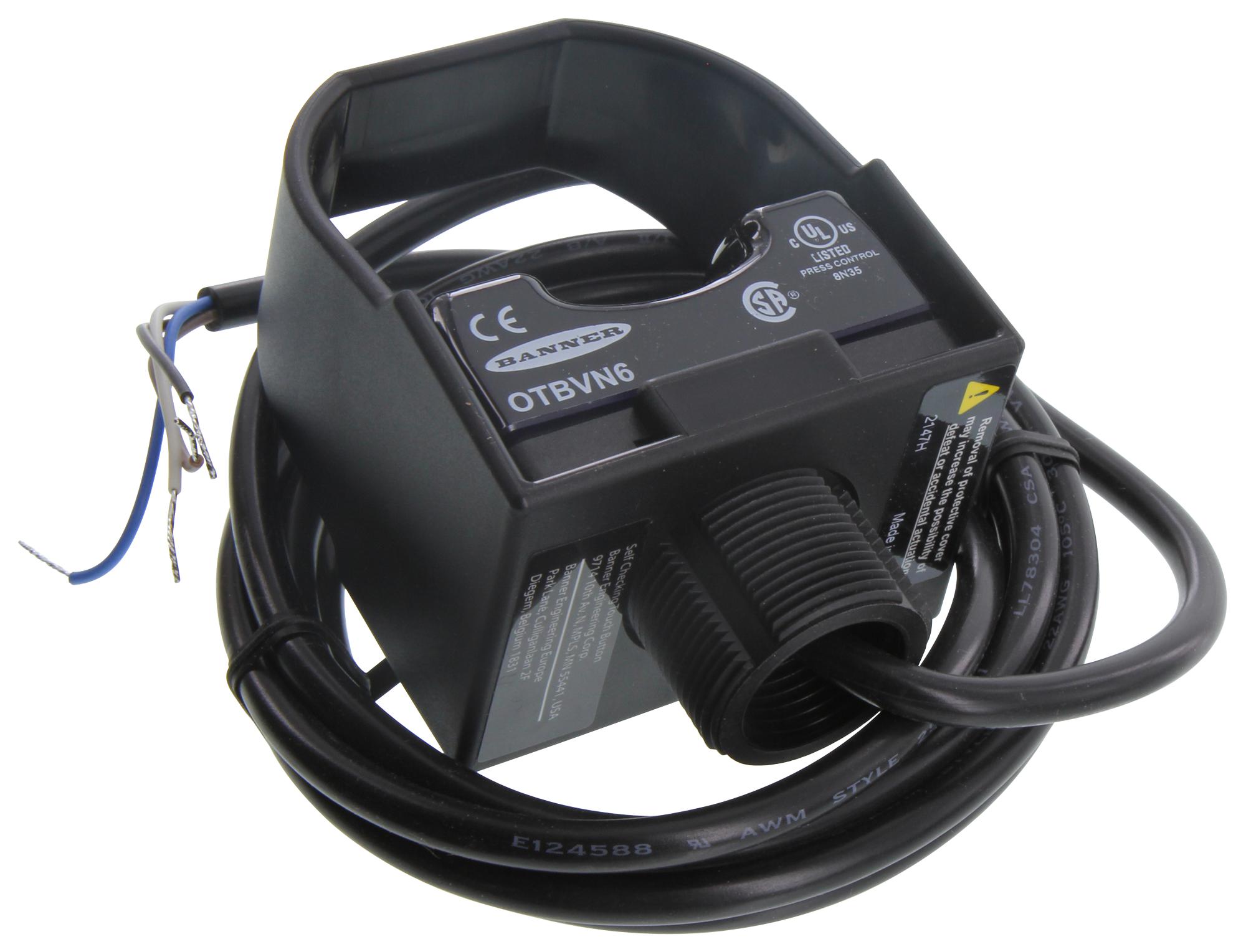 OTBVN6 - Banner Engineering - Sensor Fotoeléctrico, Toque Óptico, Serie OTB