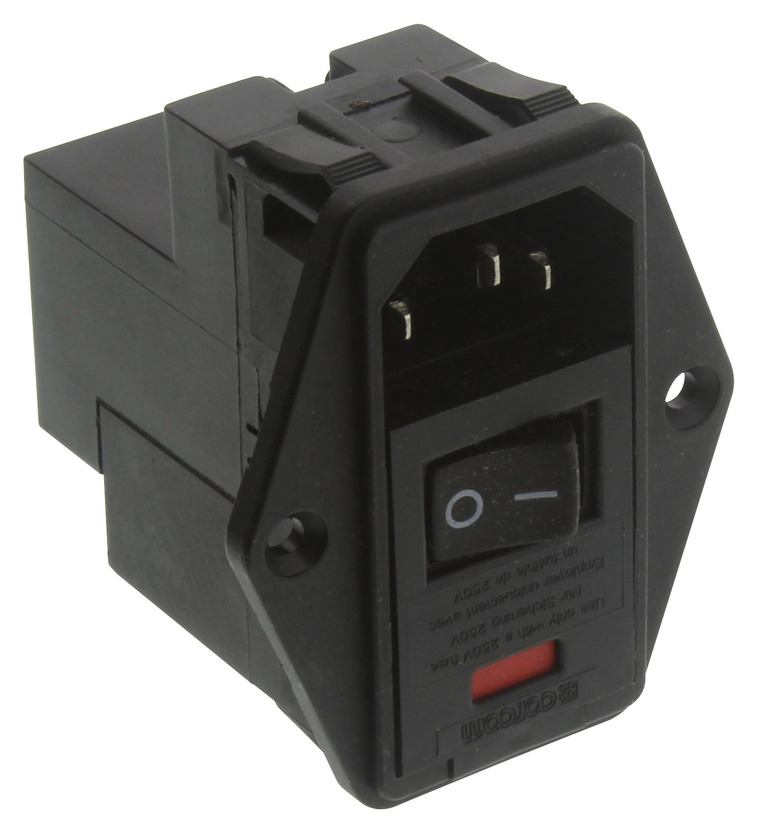 PELS0SSX0 - Corcom - Te Connectivity - Módulo de entrada energía IEC ...