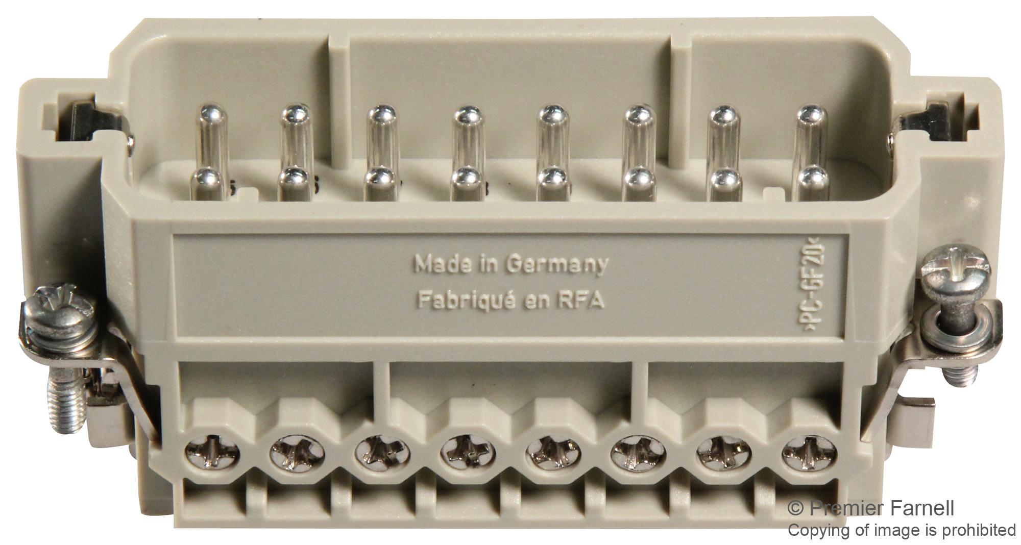 09200162613 - Harting - Heavy Duty Connector, 16 + Señal PE, UL508