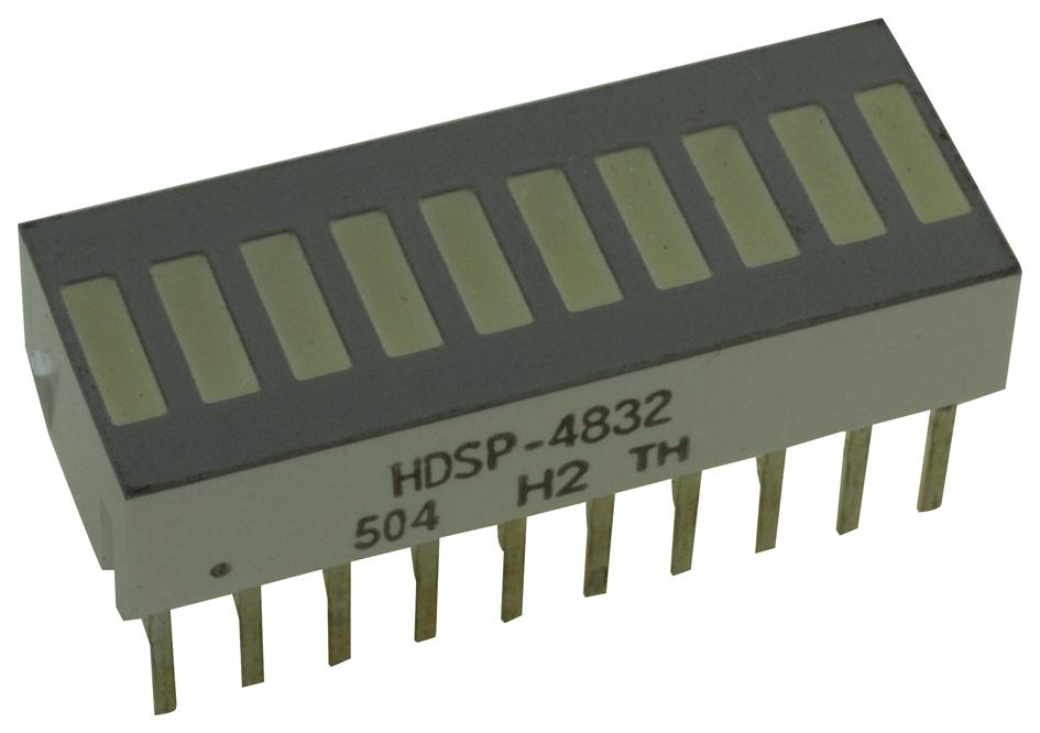 HDSP-4832 - Broadcom - Arreglo Barra 10 LED, Verde, Rojo