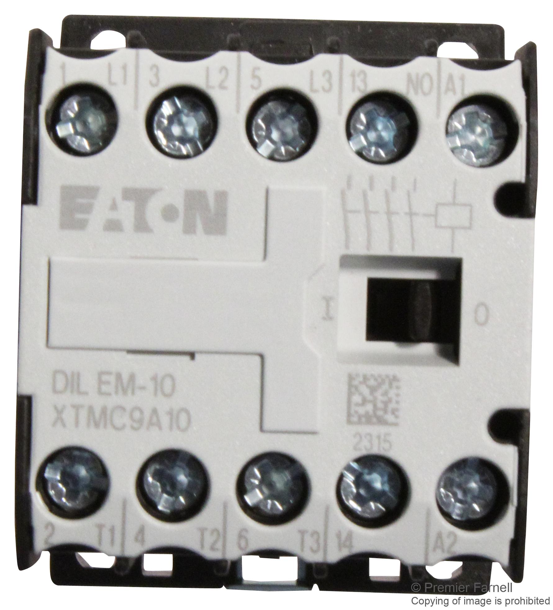 DILEM-10 24VAC - Eaton Moeller - Contactor, Montaje en Panel, 690 V