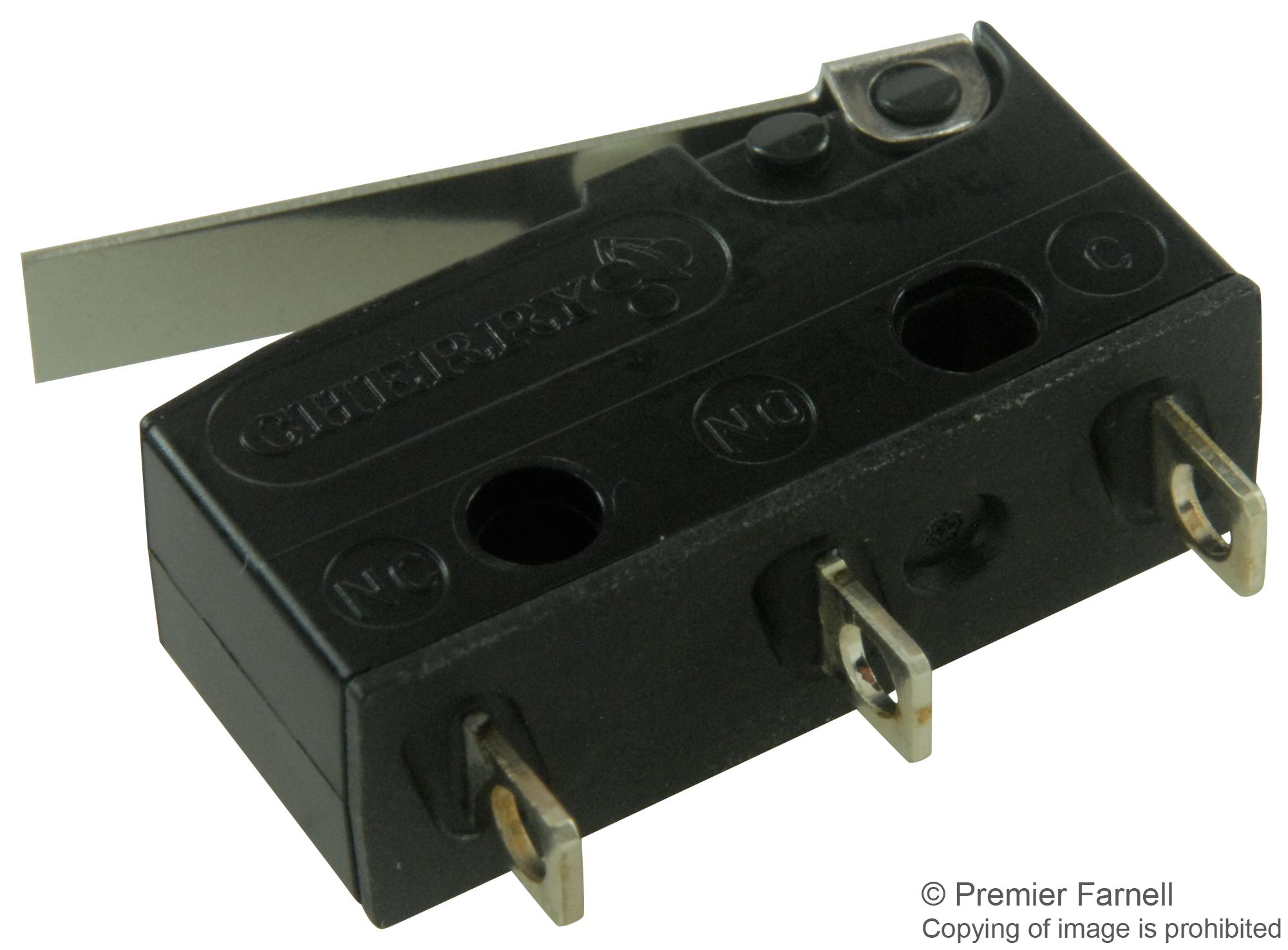 DB1C-A1LB - Zf Electronics - Interruptor Microswitch, Subminiature, Palanca con Bisagra