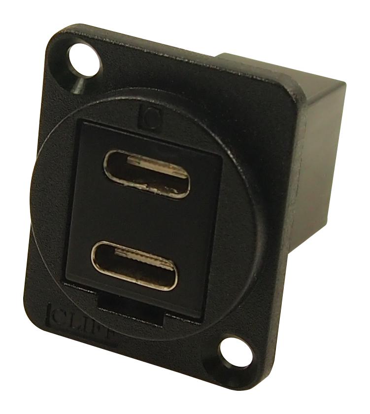 CP30212MB - Cliff Electronic Components - USB Adapter, Dual, USB Type C ...