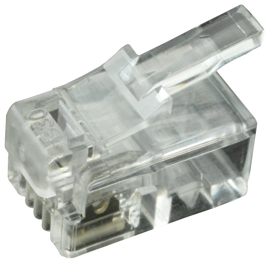 7001-4P4C - Multicomp Pro - Conector Modular, RJ11 Plug, 1 x 1 (Puerto)