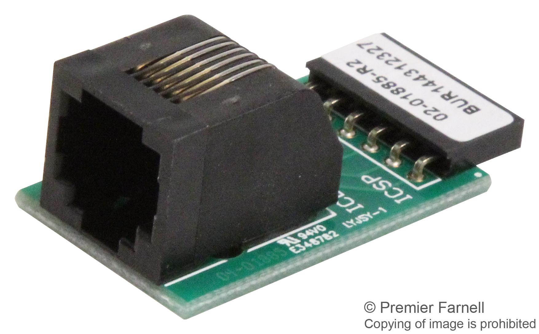 AC164110 - Microchip - Adaptador RJ11 a ICSP, PICkit 2/PICkit 3 ...