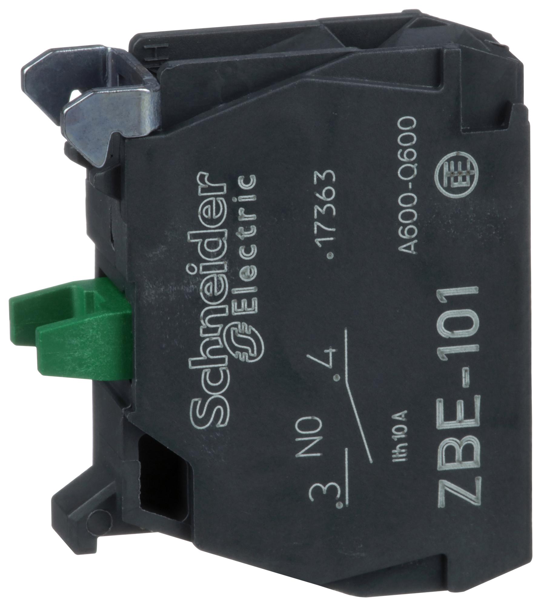 ZBE101 - Schneider Electric - Bloque de Contactos, 10 A, 600 V