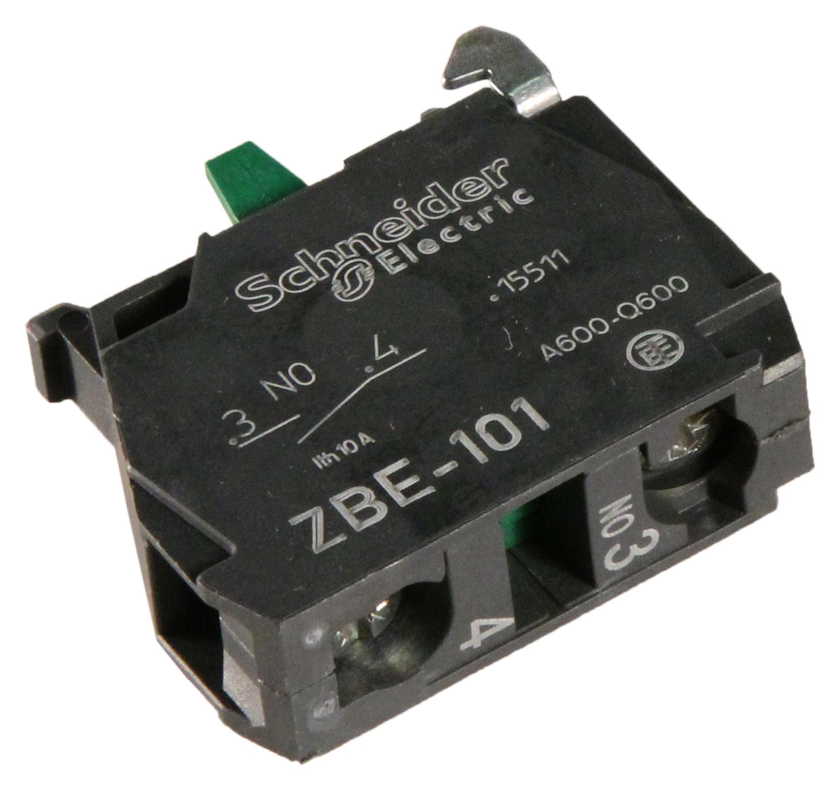 ZBE101 - Schneider Electric - Bloque de Contactos, 10 A, 600 V