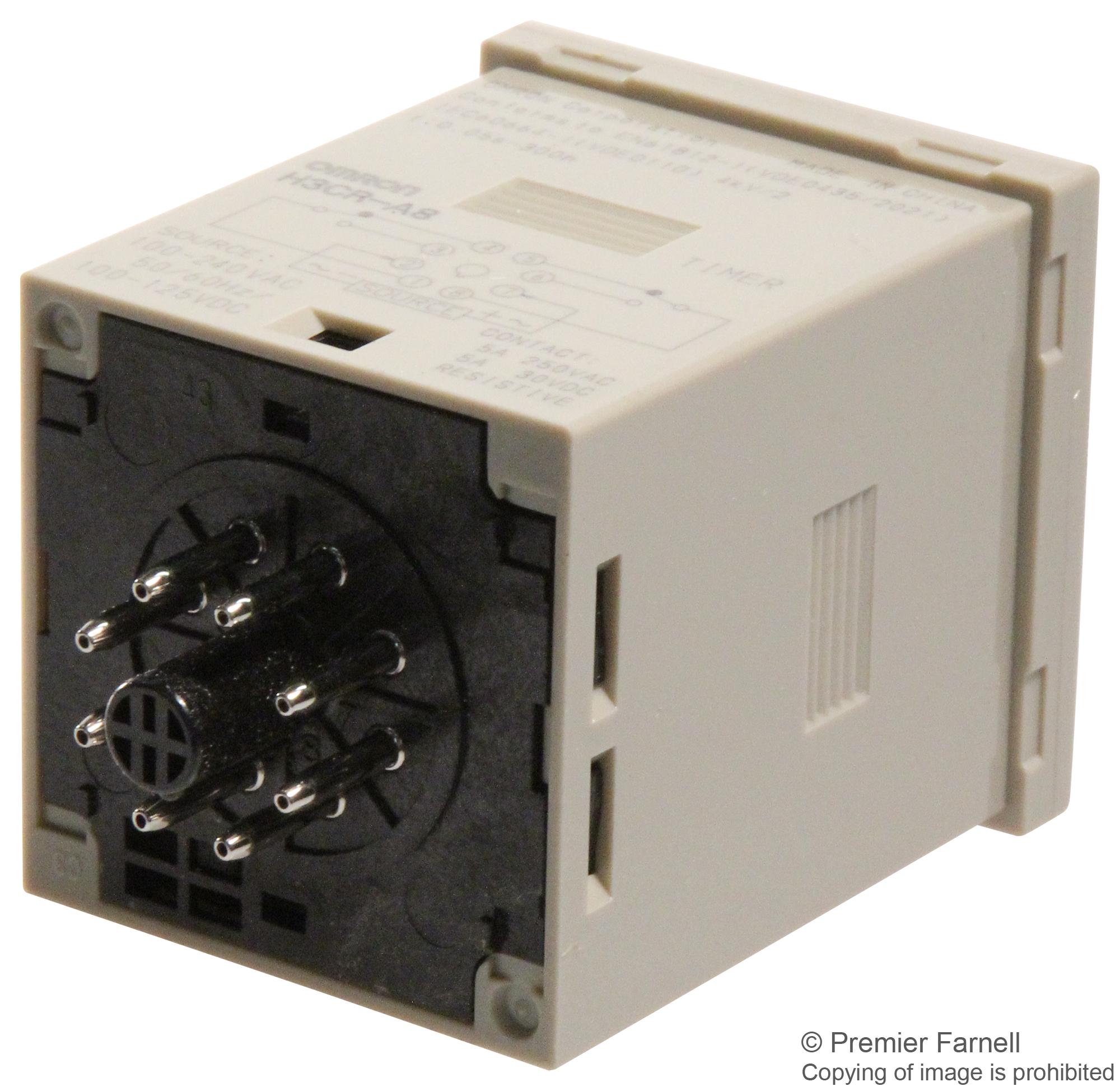 H3CR-A8 100-240AC/100-125VDC - Omron Industrial Automation ...
