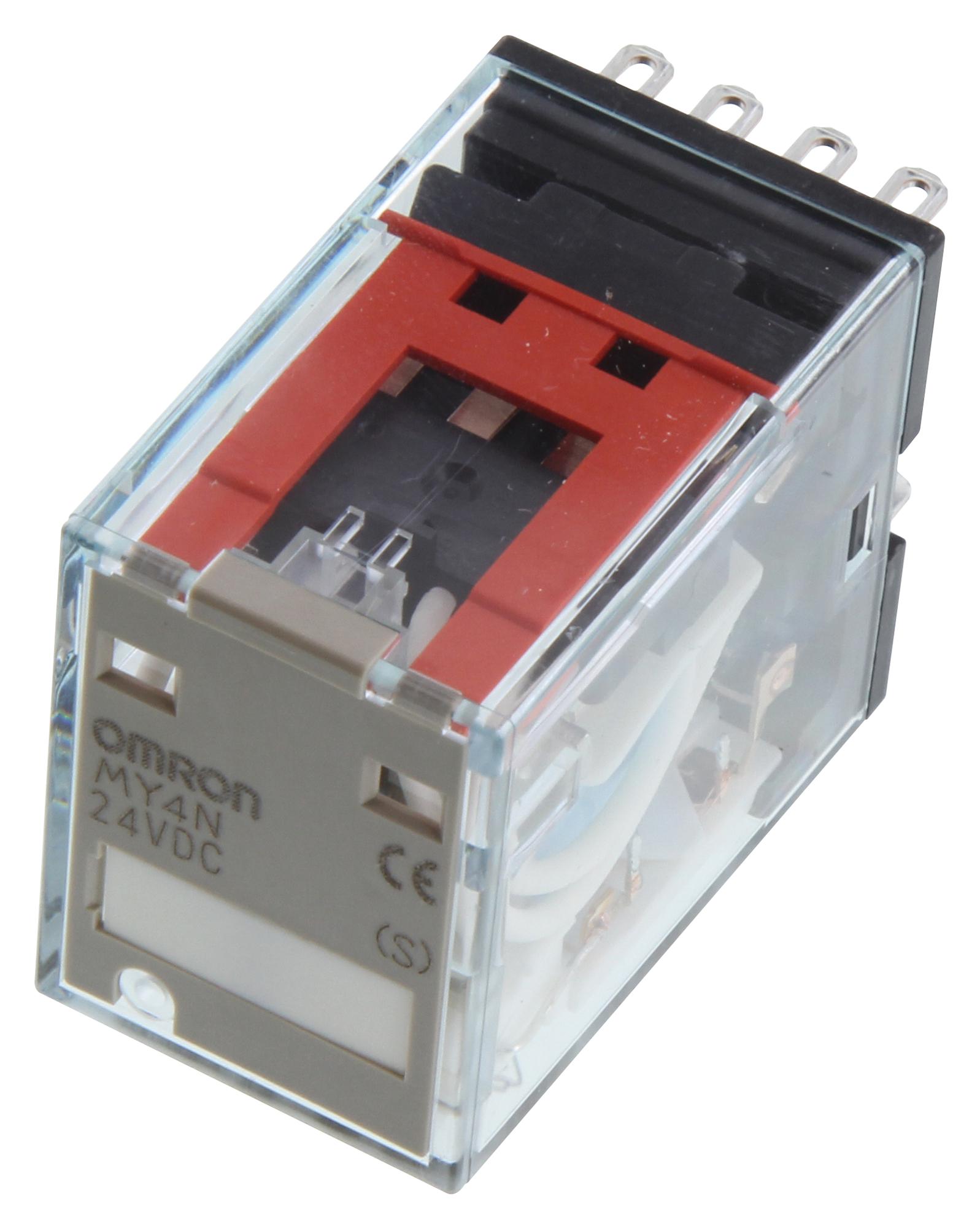 MY4N DC24 - Omron Industrial Automation - Relevador de Potencia, 4PDT, 24 VDC