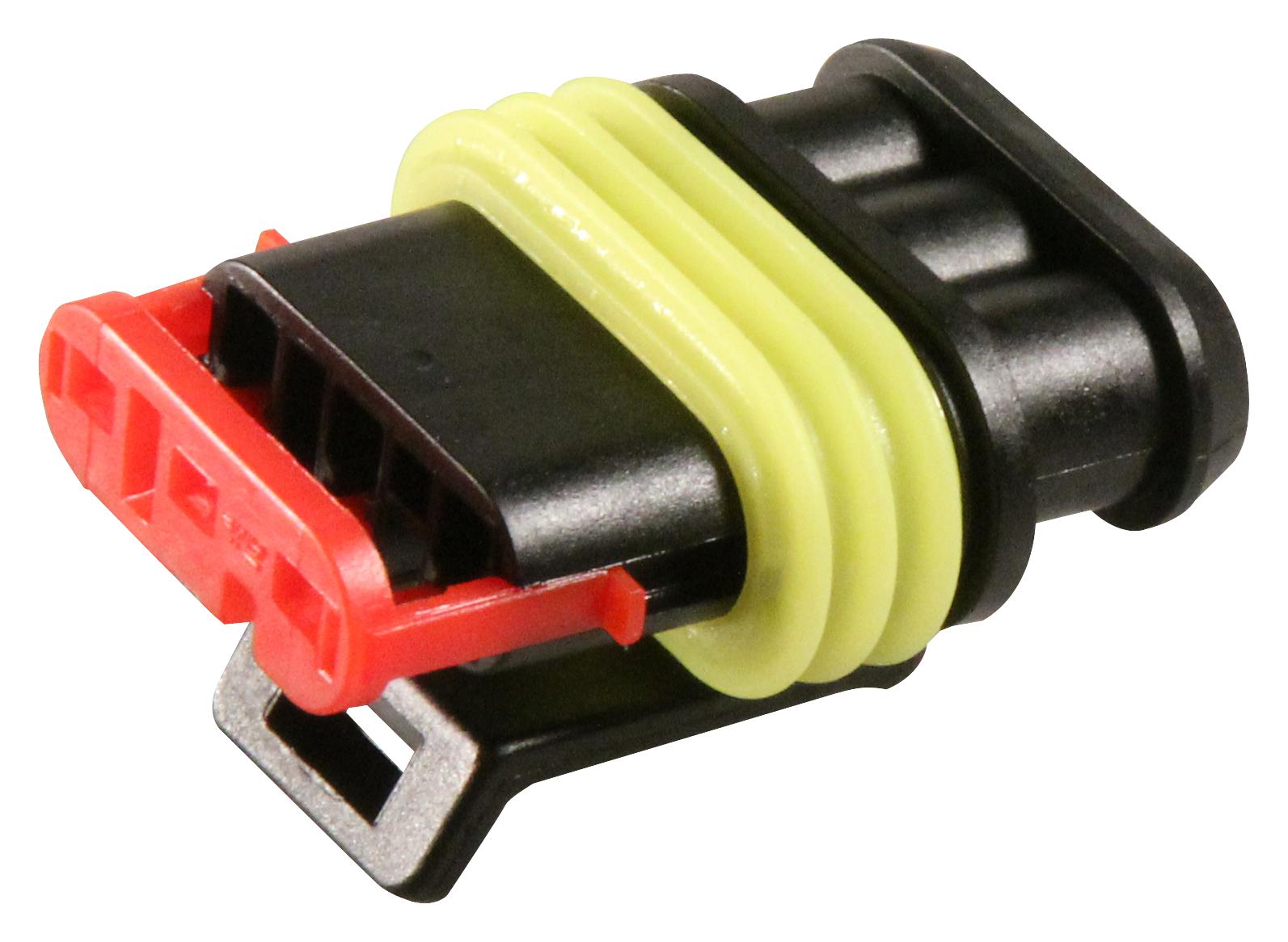 Carcasa de Conector, Serie SUPERSEAL 1.5, Receptáculo eléctrico, 3 ...