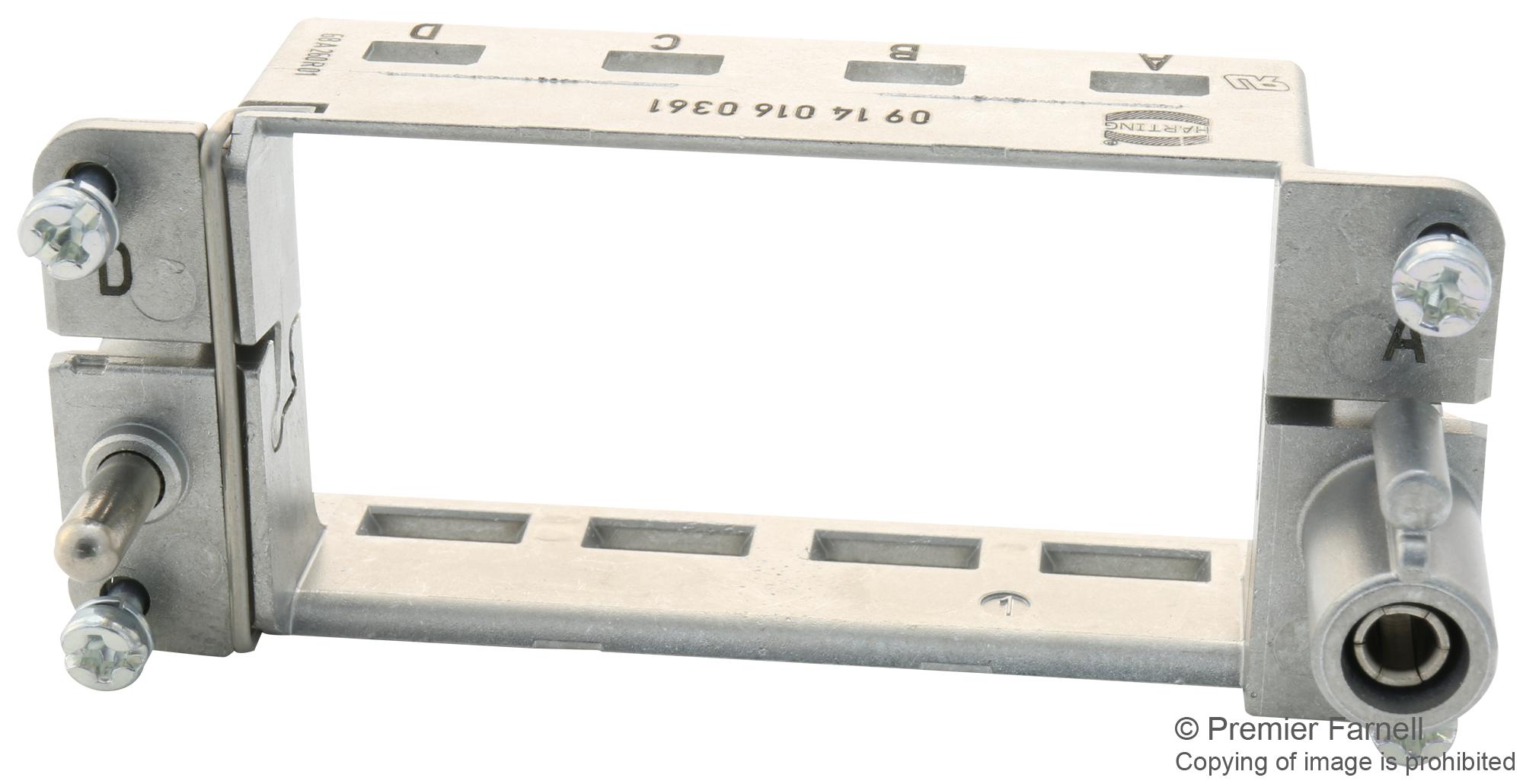 09140160361 - Harting - Accesorio para Conector, 4 Módulos, Marco con ...