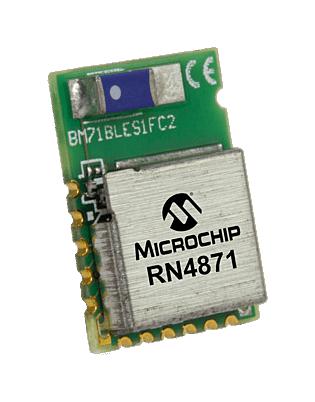RN4871-I/RM128 - Microchip - BLUETOOTH 4.2 LOW ENERGY MODULE