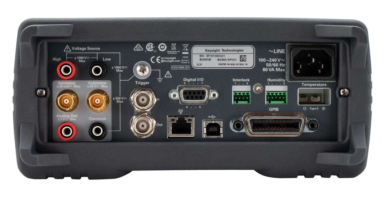 B2985B - Keysight Technologies - Multímetro, 6.5, GPIB