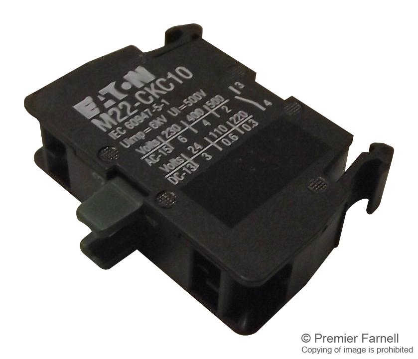 M22-CKC10 - Eaton Moeller - Bloque de Contactos, 4 A, 500 V