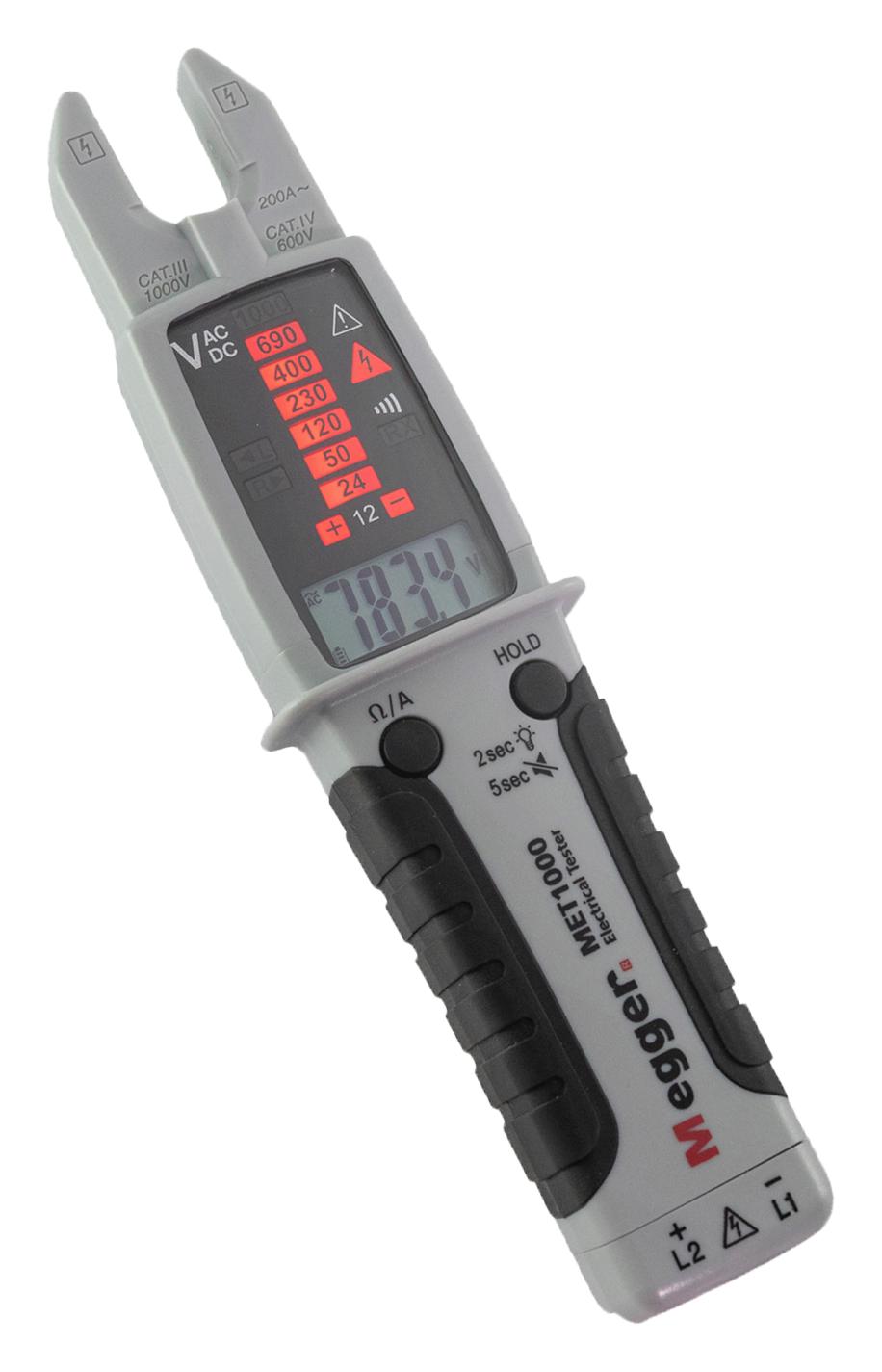 MET1000 - Megger - DIGITAL MULTIMETER, HH, TRMS