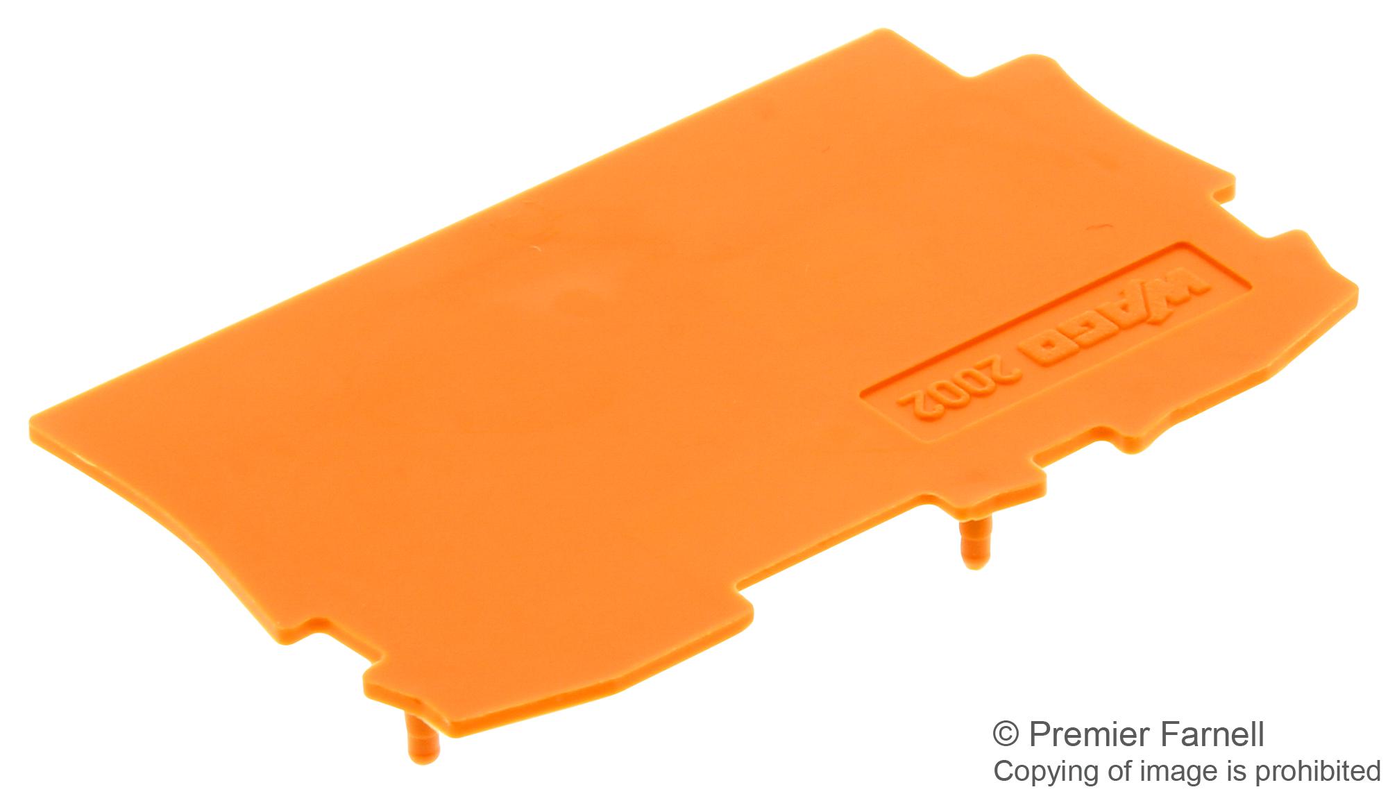 2002-1292 - Wago - Cubierta de Extremo, Para Usarse con Clemas 2001 ...