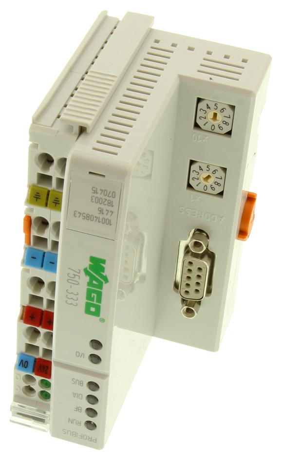 750-333 - Wago - Acoplador Fieldbus, Profibus DP, Serie V1750
