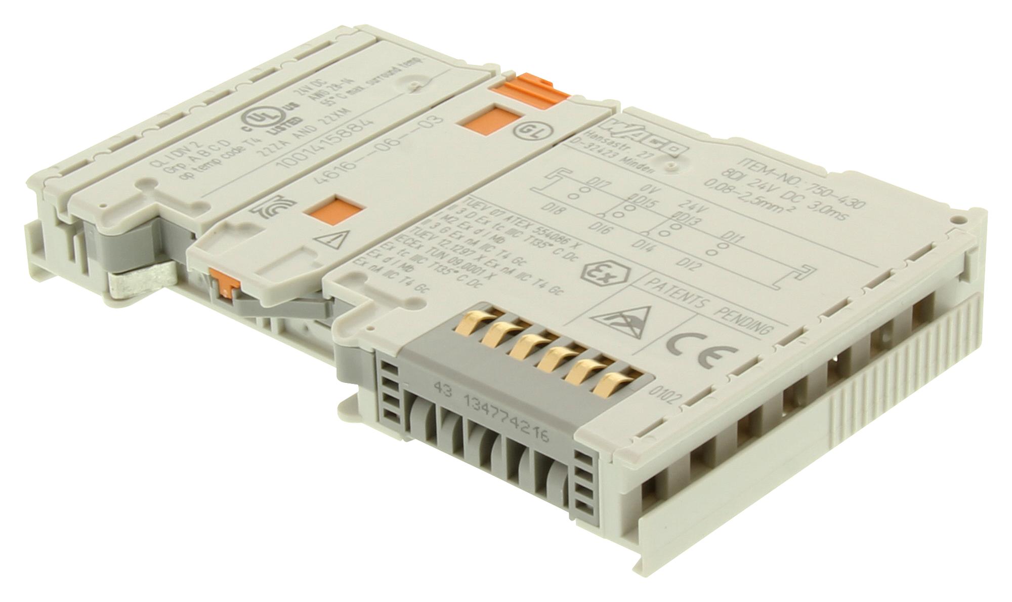 750-430 - Wago - Módulo de Entrada, Digital, Serie 750