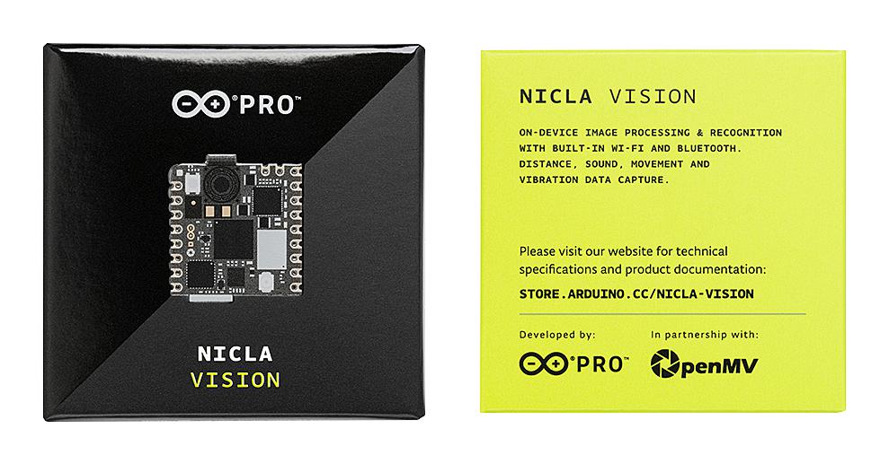 ABX00051 - Arduino - Tarjeta Desarrollo, Visión Nicla, STM32H747AII6