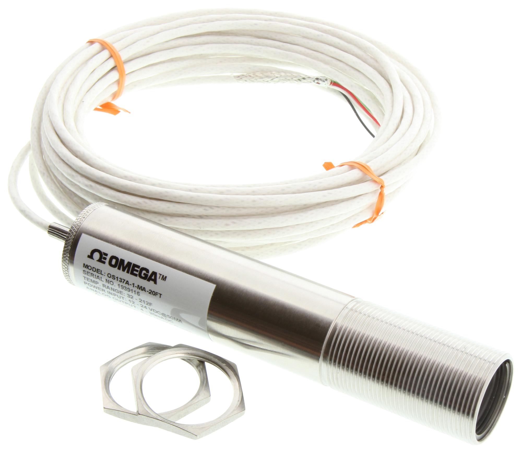 OS137A-1-MA-20FT - Omega - INFRARED TEMP SENSOR, 0 TO 100DEG C