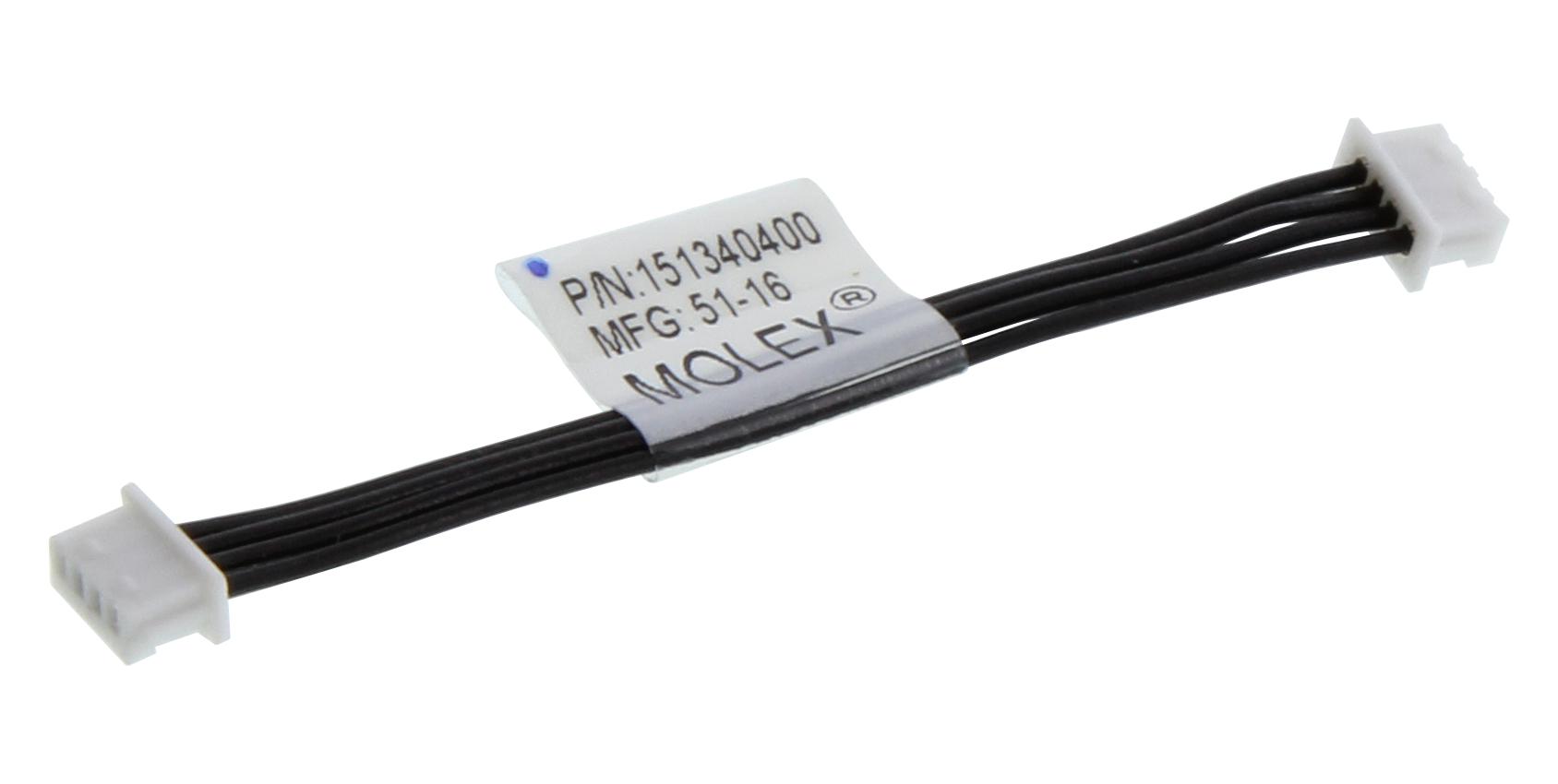 15134-0406 - Molex - Conjunto de Cable, PicoBlade Hembra a PicoBlade Hembra, 4 Posiciones