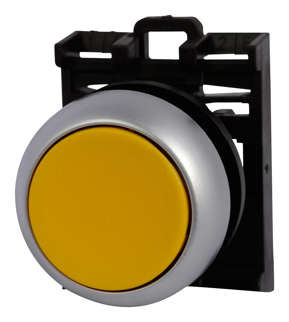 M22-D-Y-K10 - Eaton Moeller - Botón Pulsador Industrial, Serie M22, 22.3 mm