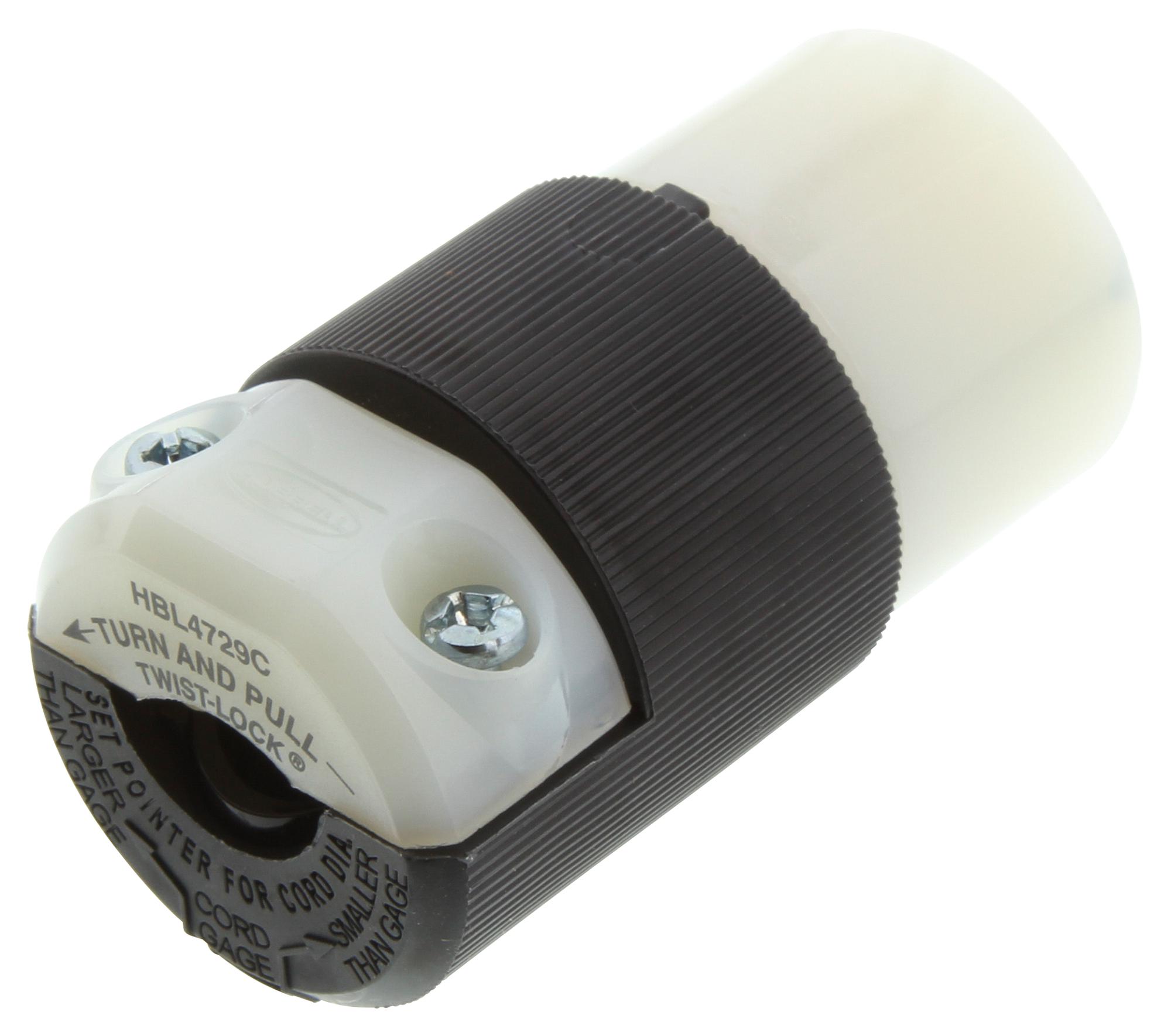 HBL4729C - Hubbell Wiring Devices - Conector de Entrada de Potencia ...