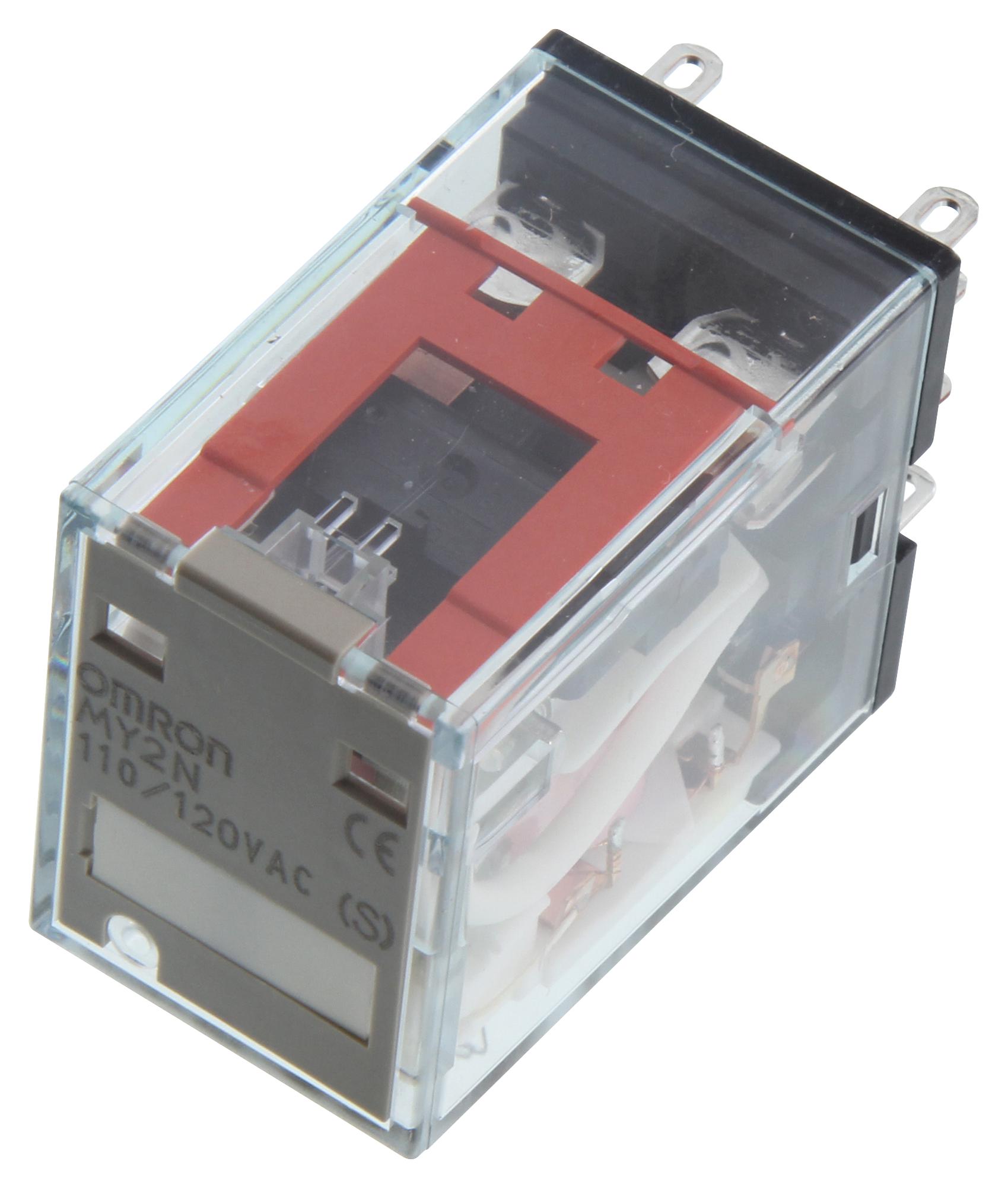MY2N AC110/120 (S) - Omron Industrial Automation - Relevador de Potencia, DPDT, 120 VAC