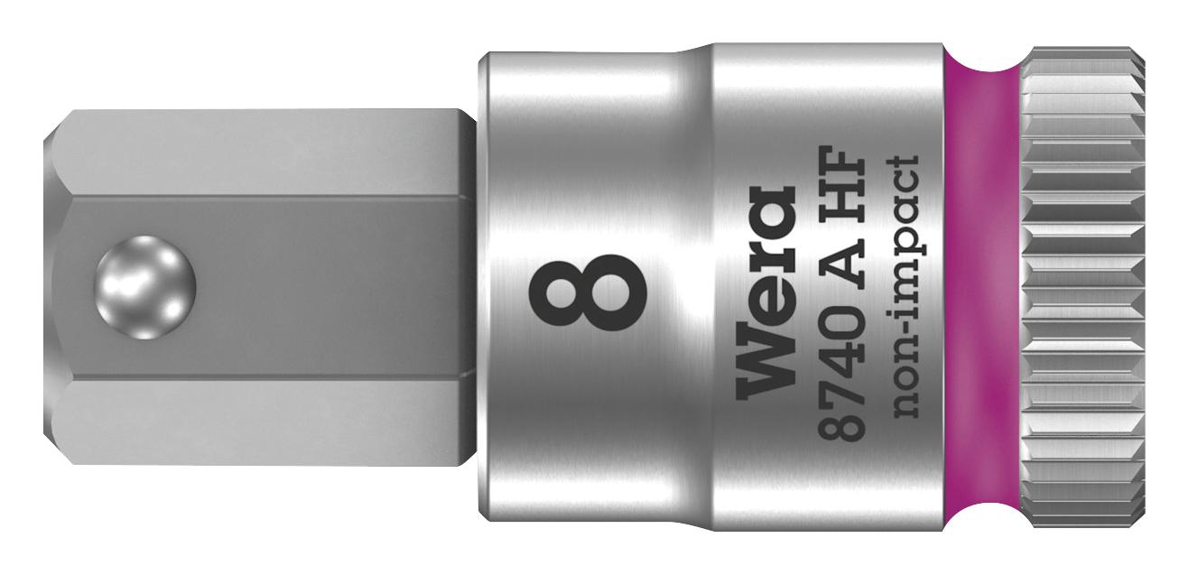 8740 8 X 28MM - Wera - Punta Hexagonal, Hexagonal, 8mm